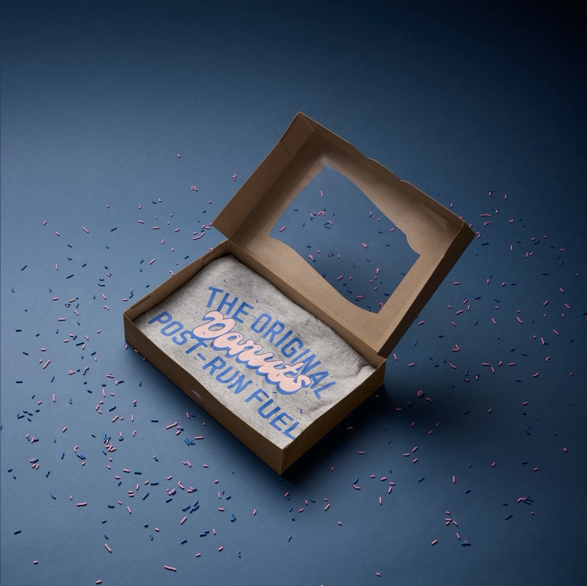 Donuts Tee by Tracksmith, a Limited edtion runner’s snack | Iron Thread