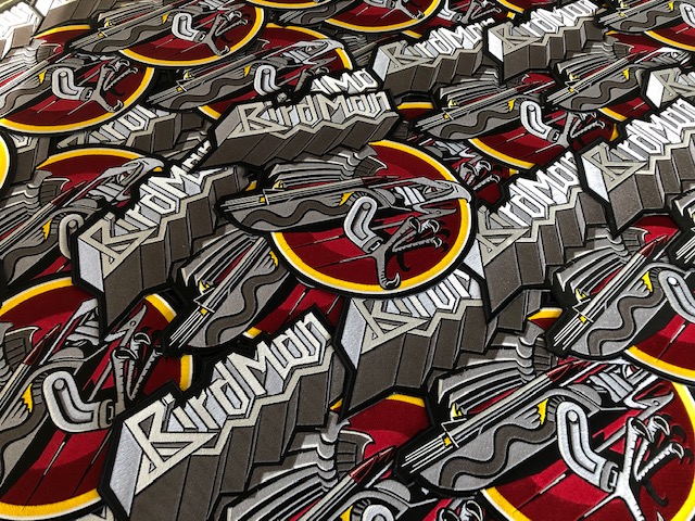 Birdman Brazilian Jiu Jitsu Back Patches, Gi Up | Iron Thread